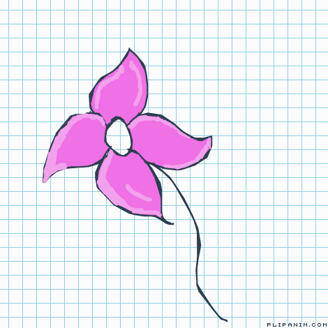 pretty little flower gone by - FlipAnim