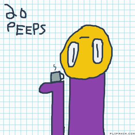 20 peeps following me - FlipAnim