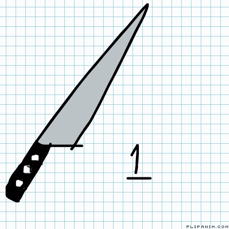 Normal vs edgy knife - FlipAnim