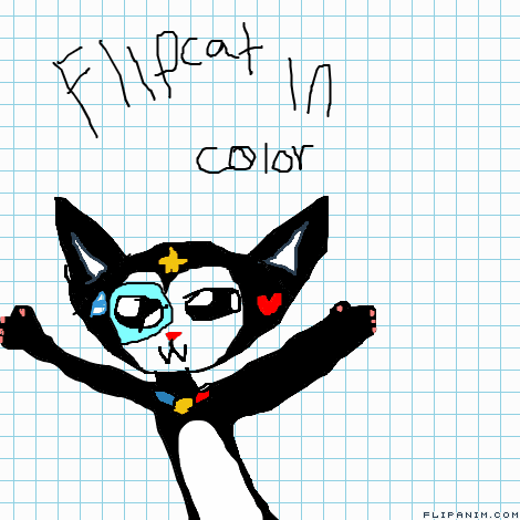 flipcat in color - FlipAnim