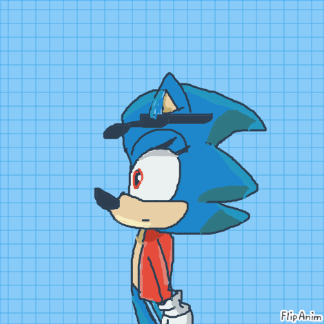 sonic oc girl version - FlipAnim