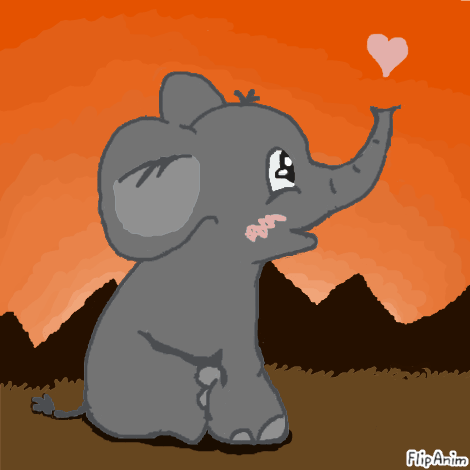 Baby Elephant Animated Gif