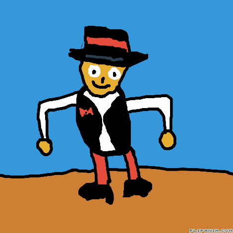 Dancing man - FlipAnim