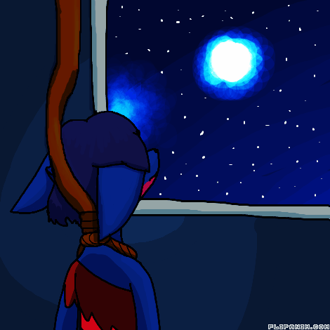 "Just look at the moon" - FlipAnim