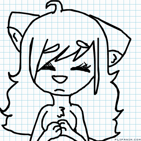 emo fox cry - FlipAnim