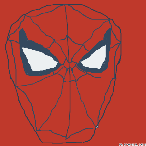 spiderman wink - FlipAnim