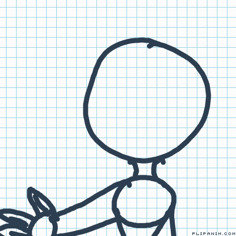 A speeddraw of meh. - FlipAnim