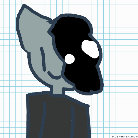 Stone in his neko " form " - FlipAnim